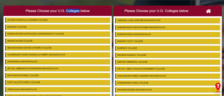 West Bengal State University Online Registration Process