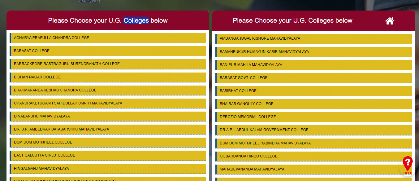 West Bengal State University Online Registration Process