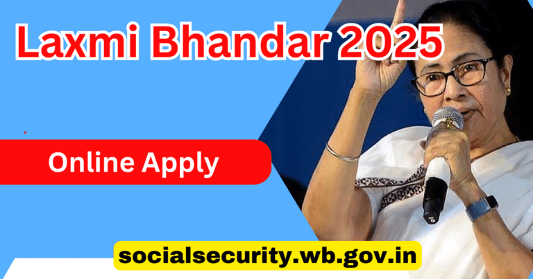 Laxmi Bhandar 2026 Online Apply At Socialsecurity.wb.gov.in