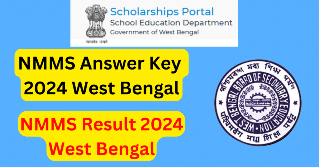 NMMS Answer Key 2024 West Bengal And NMMS Result 2024 West Bengal At ...