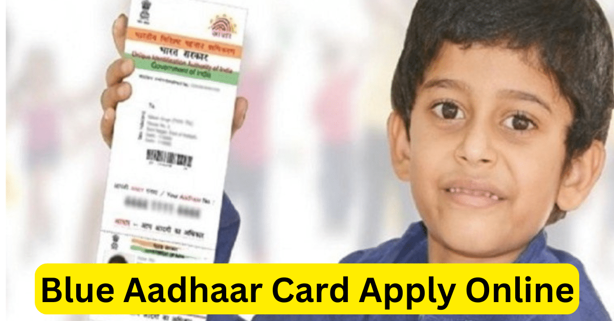 What Is A Blue Aadhaar Card, Apply Online, Benefits, Download