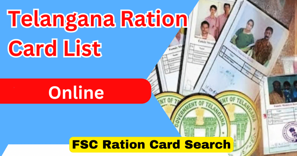 Telangana Ration Card List 2025: FSC Ration Card Search At Epds ...
