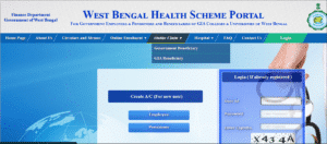 West Bengal Health Scheme Online Claim At Healthscheme.wb.gov.in
