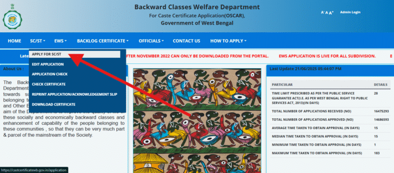 WB Caste Certificate Apply Online In Just 5 Minutes: Eligibility ...