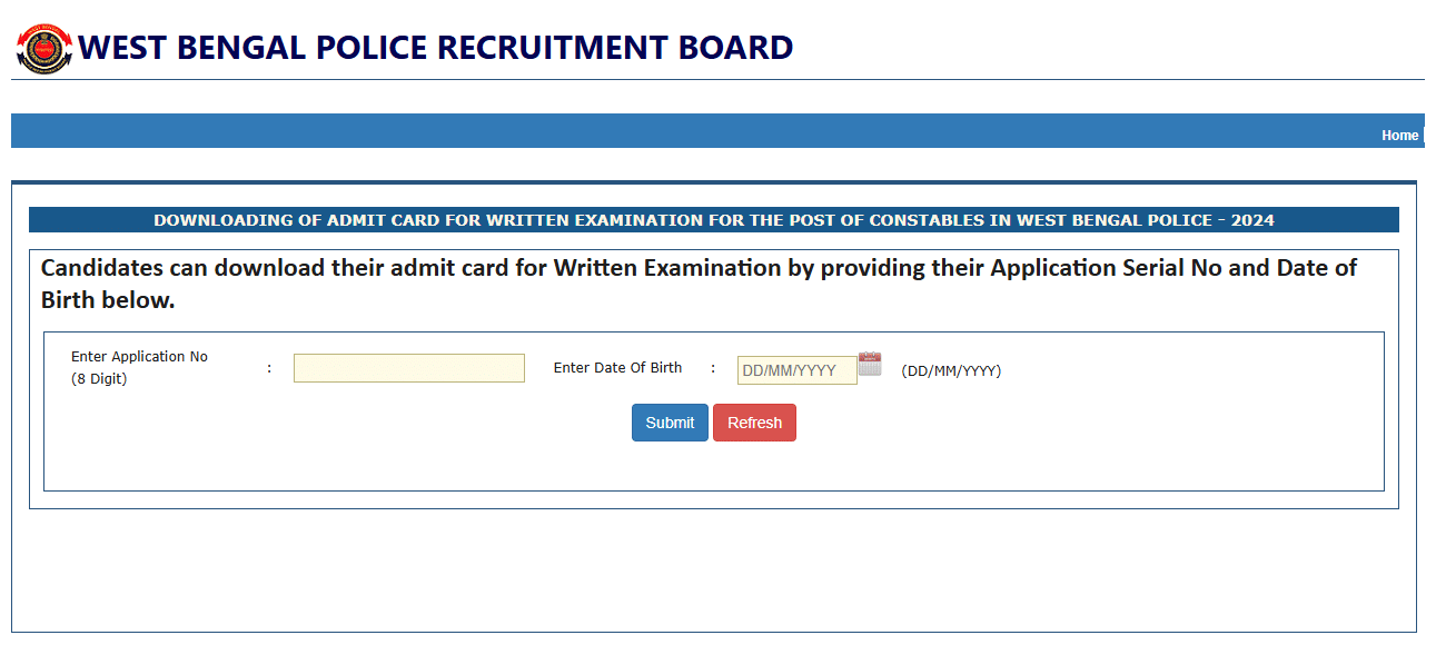 WB Police Admit Card Download 2025: Huge Update! Direct Link, Exam Date ...